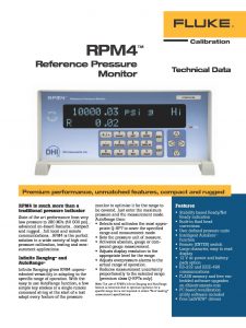 RPM4 Reference Pressure Monitor Data Sheet — Minerva Metrology ...