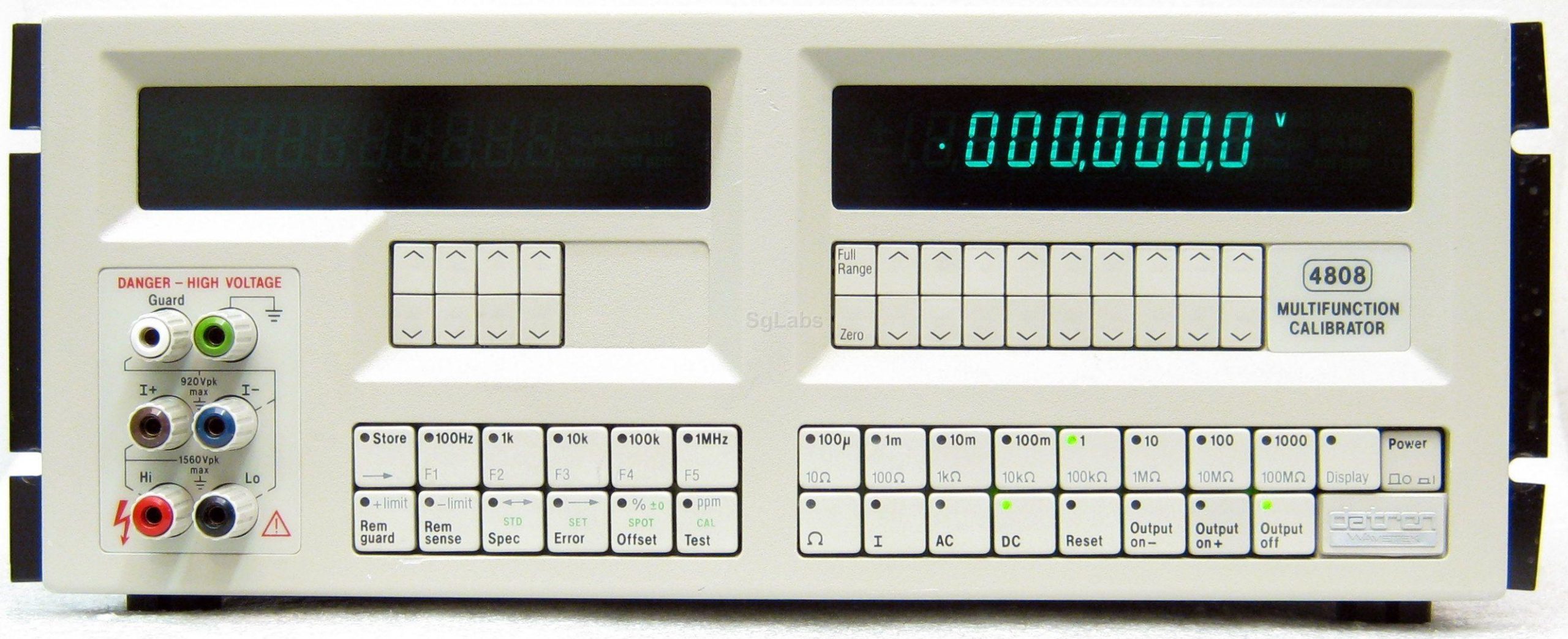 Wavetek / Datron 4808 Multifunction Calibrator — Minerva Metrology ...